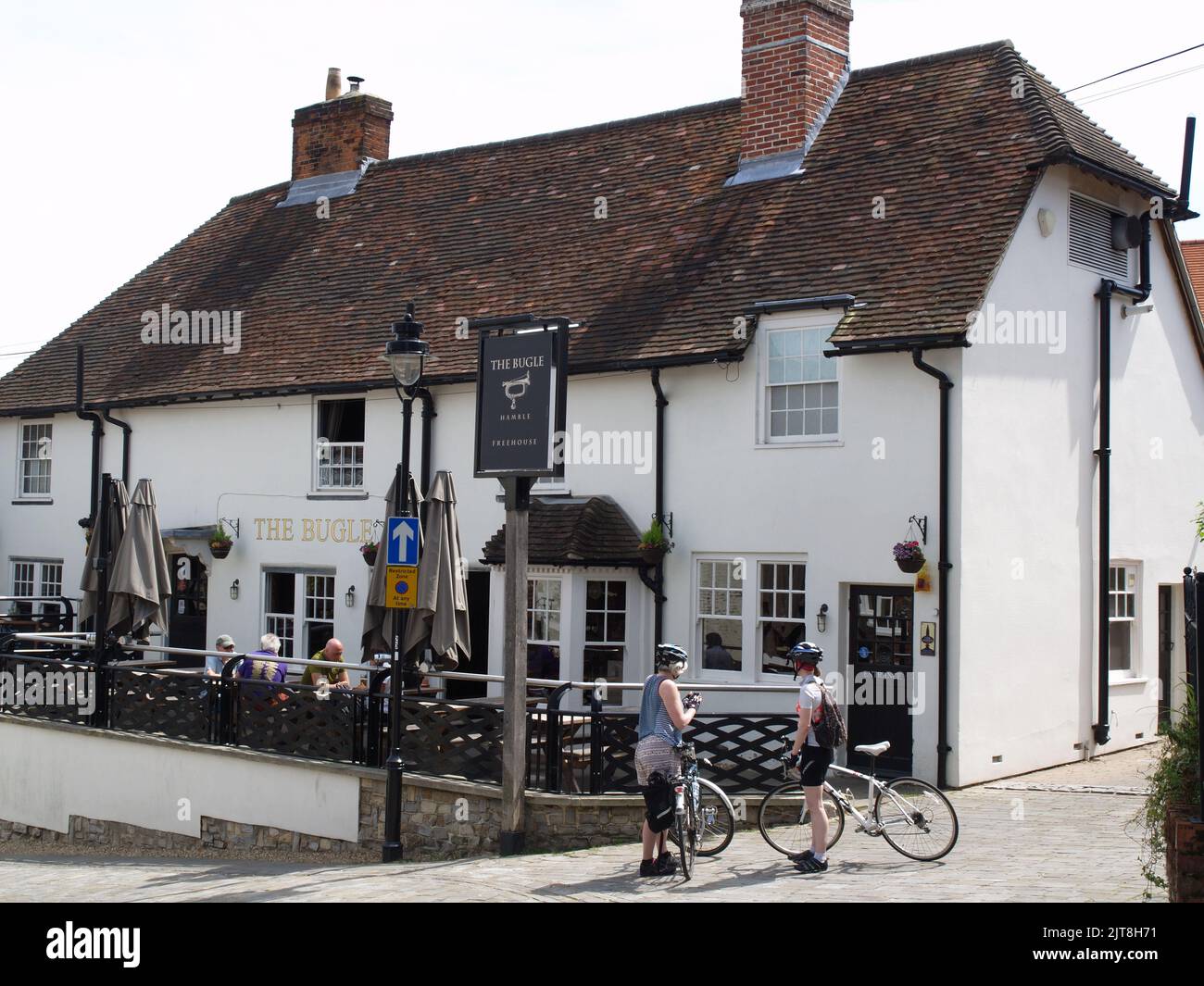 The Bugle Public House in Hamble, Hampshire, England, UK Stock Photo ...