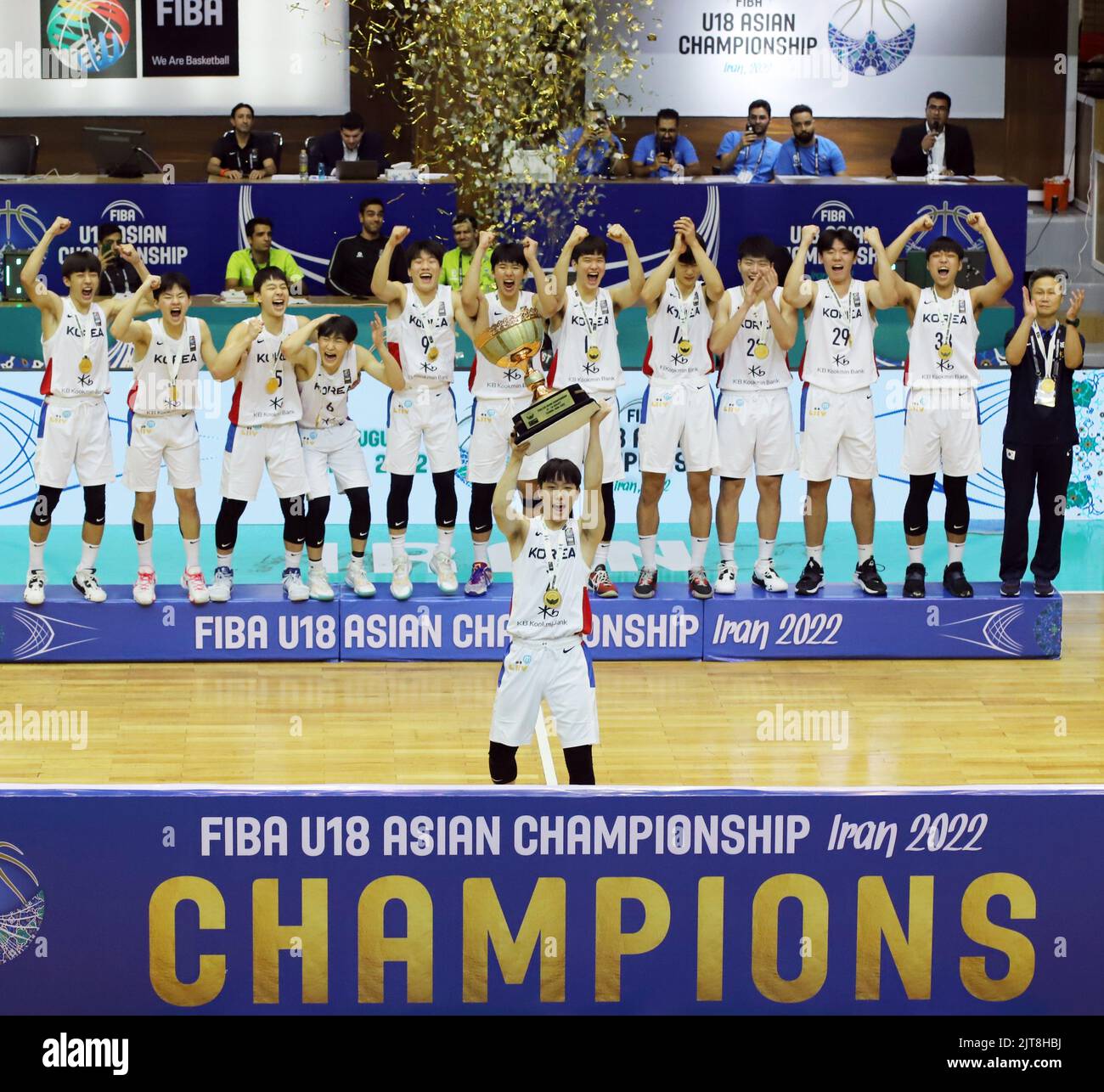 Seoul, South Korea. 29th Aug, 2022. 29th Aug, 2022. S. Korea wins FIBA U-18 Asian championship ...