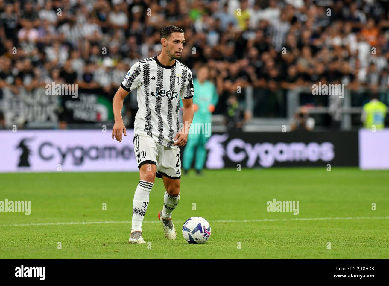 Mattia De Sciglio of Juventus FC in action during the Serie A 2022/23 ...