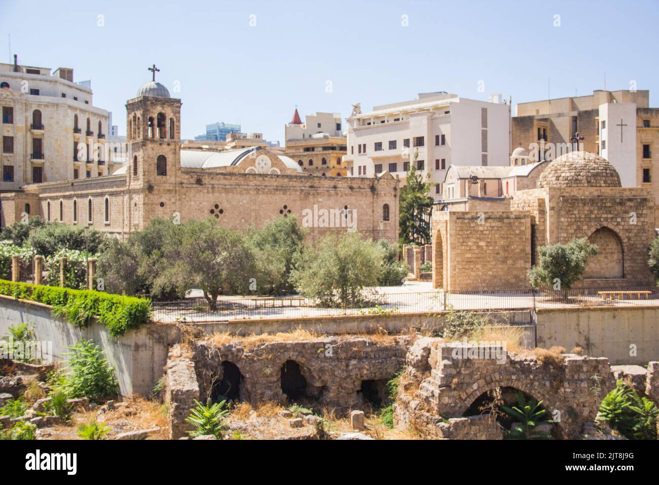 Beirut roman baths ruins hi-res stock photography and images - Alamy