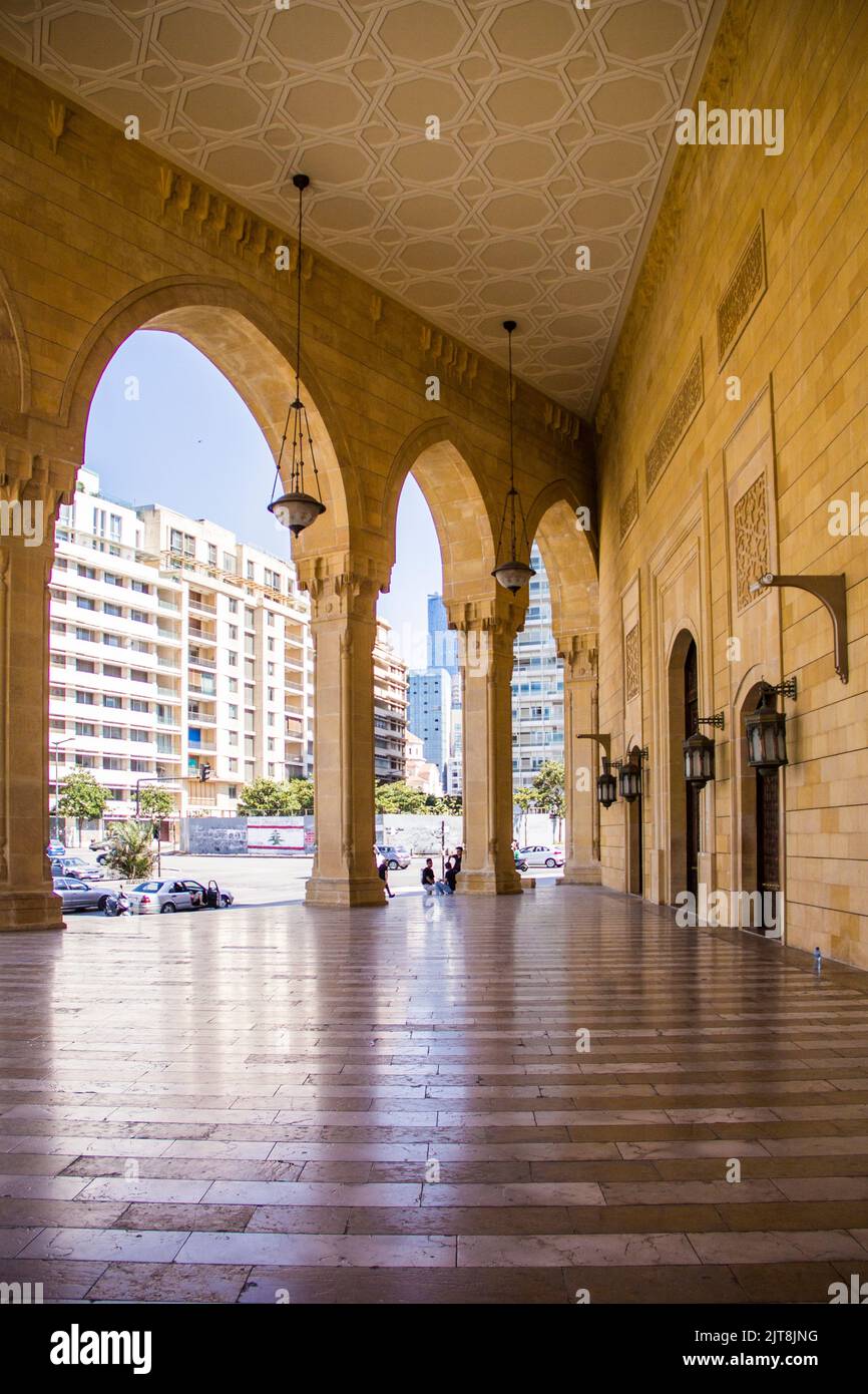 Beautiful view from the terrace of the Muhammad Al-Amin Mosque to the ...