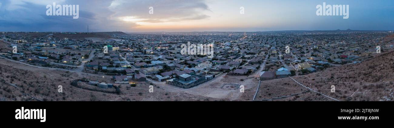 Sunset aerial view of Hargeisa, capital of Somaliland Stock Photo - Alamy Sunset aerial view of Hargeisa, capital of Somaliland Stock Photo - Alamy