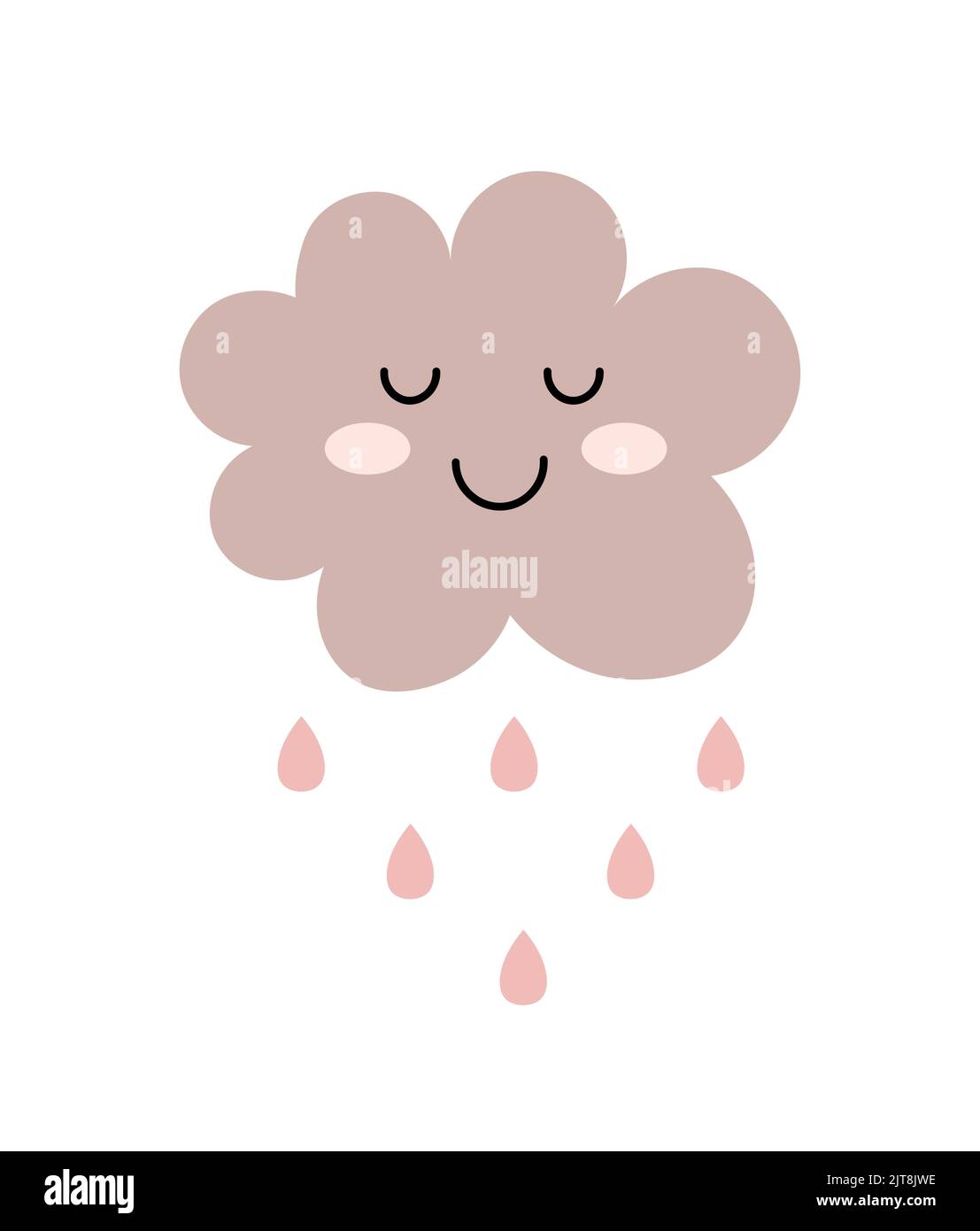 Cute rain icon Stock Vector Image & Art - Alamy