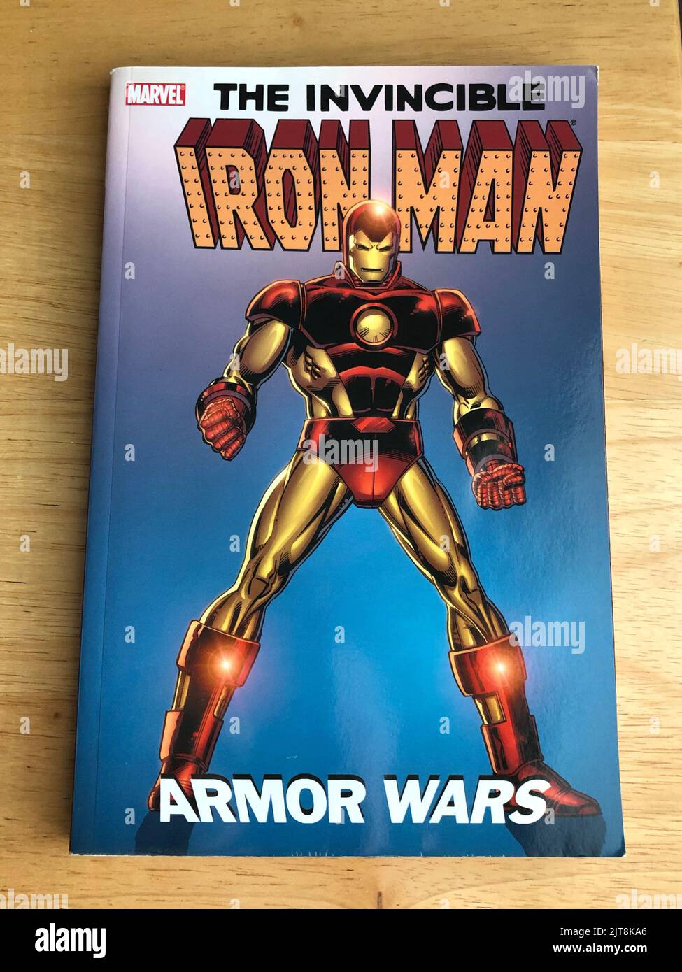 The Book collection of Iron Man Armor Wars Stories Stock Photo - Alamy