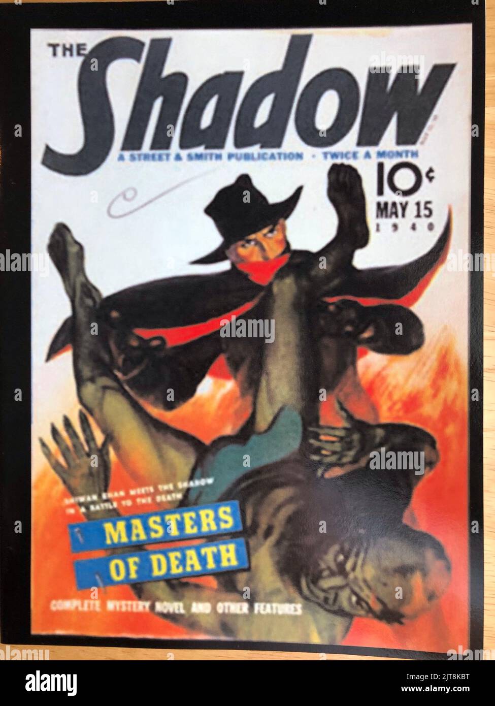 The Cover of Shadow Novel: Masters of Death Stock Photo - Alamy