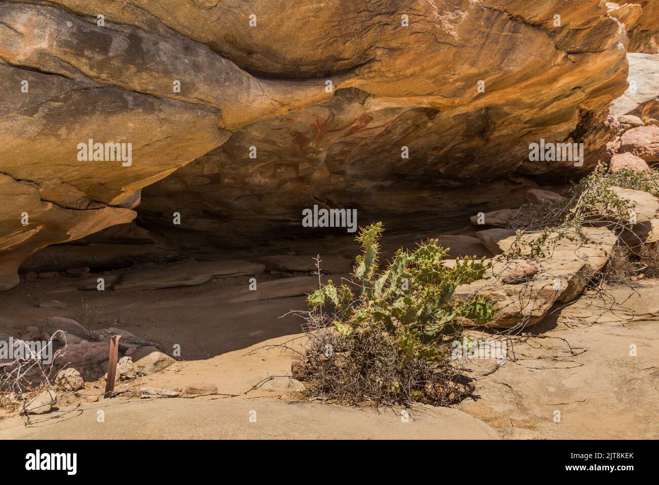 Laas Geel rock paintings, Somaliland Stock Photo - Alamy