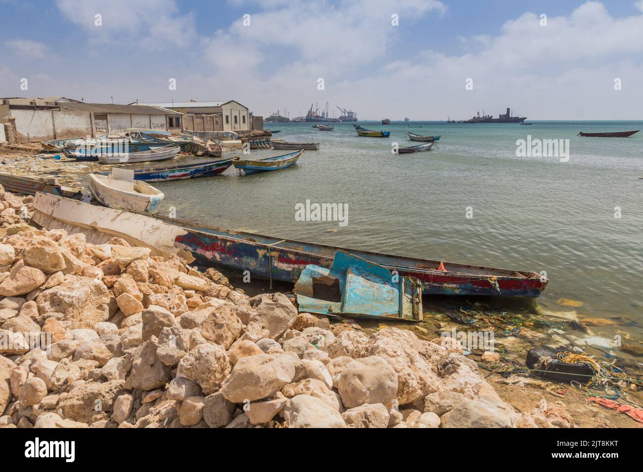 Small boats in Berbera, Somaliland Stock Photo - Alamy