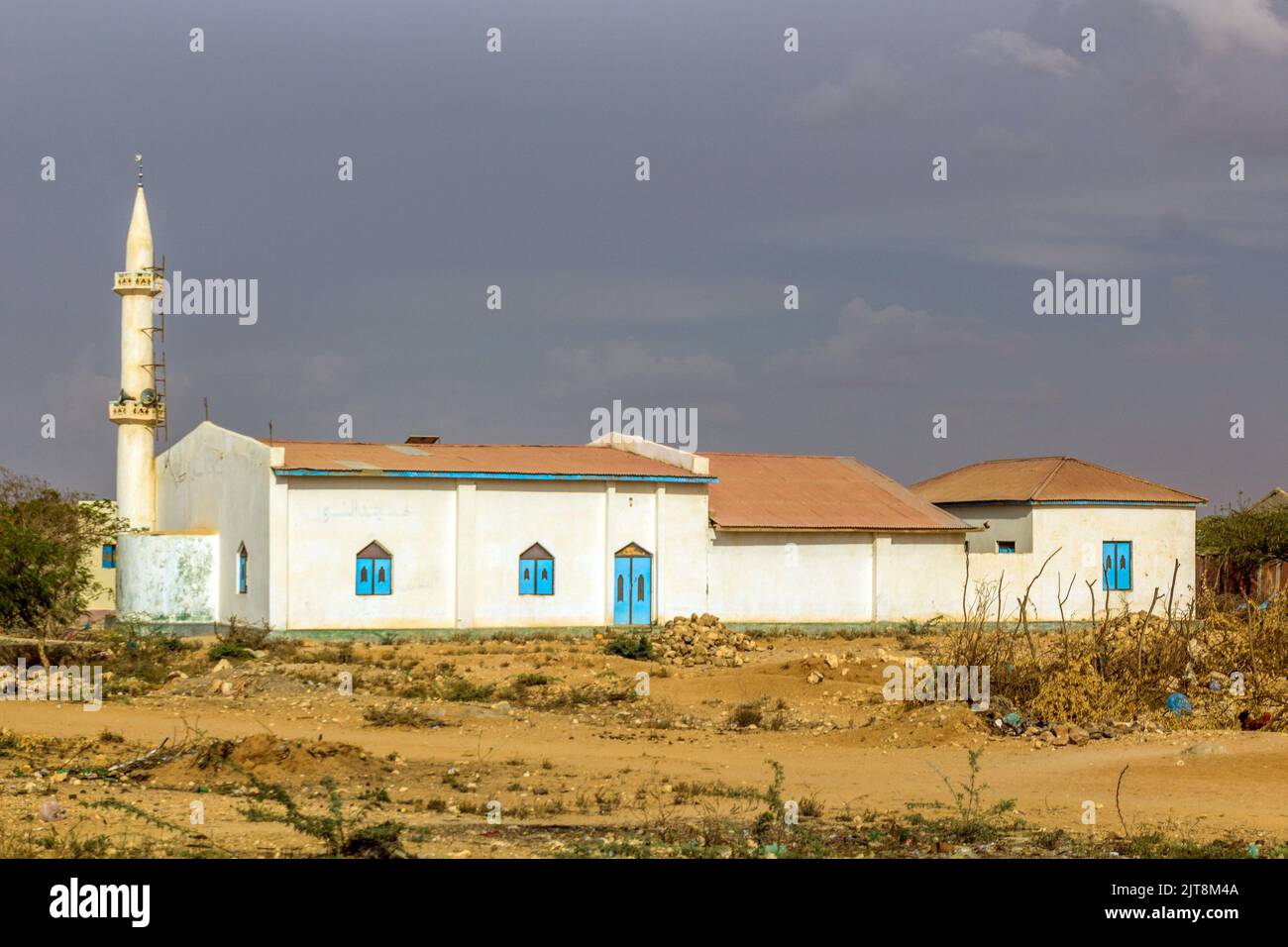 View of a rural mosque in Somaliland Stock Photo - Alamy