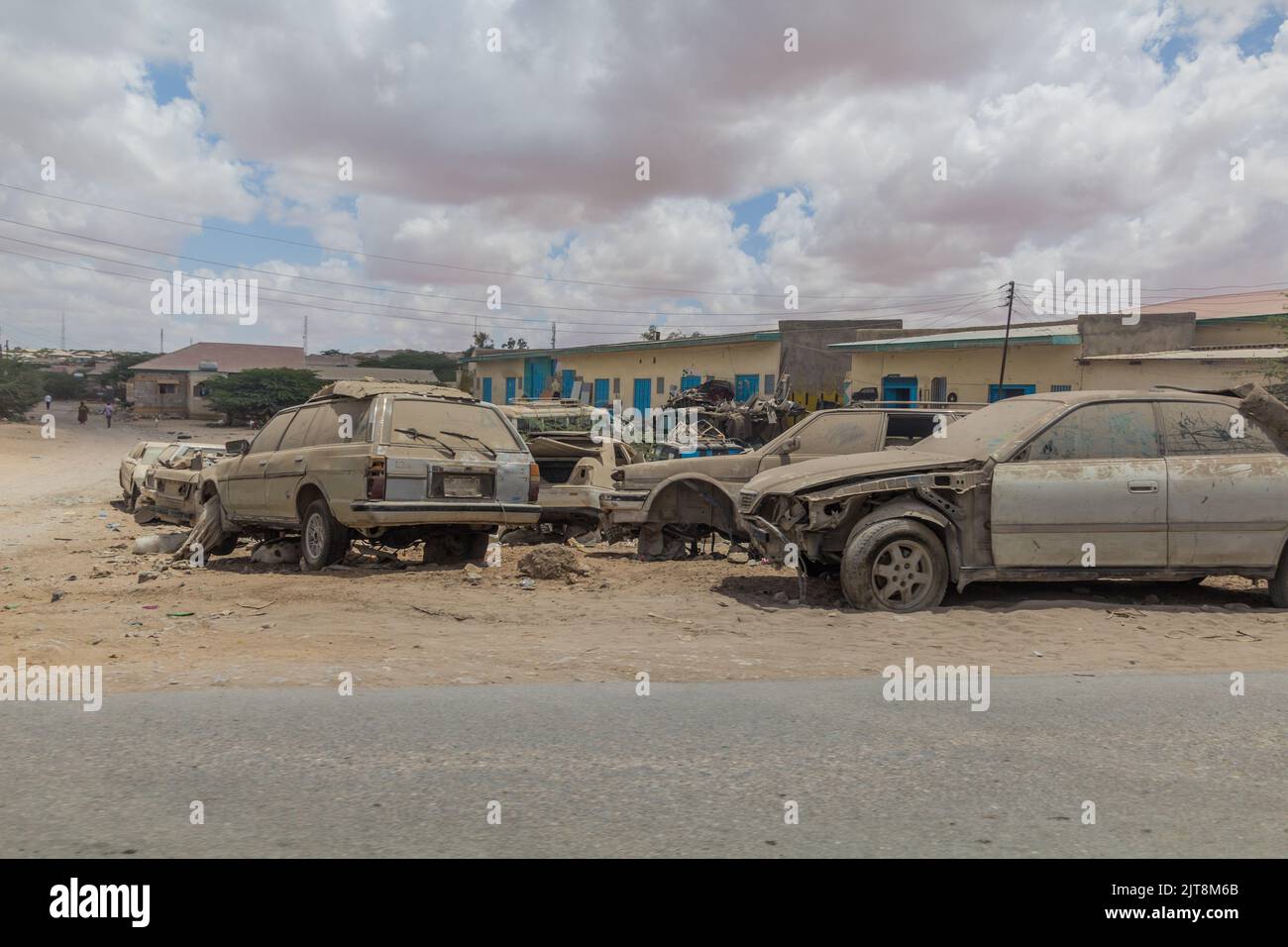 Abandoned cars in Hargeisa, capital of Somaliland Stock Photo - Alamy