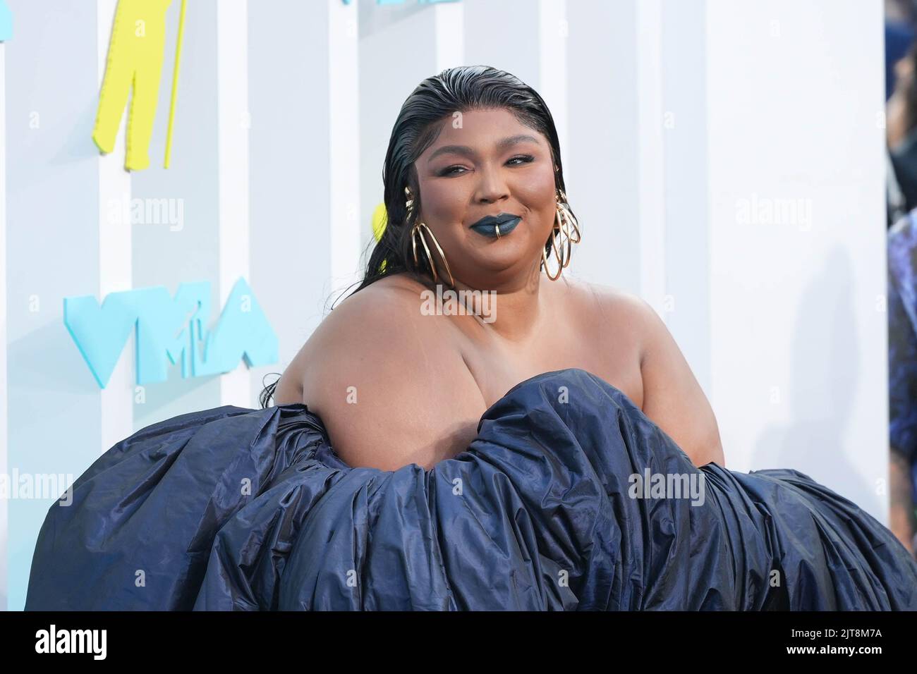 The 2022 MTV VMAs-Arrivals -PICTURED: Lizzo -LOCATION: Newark United ...