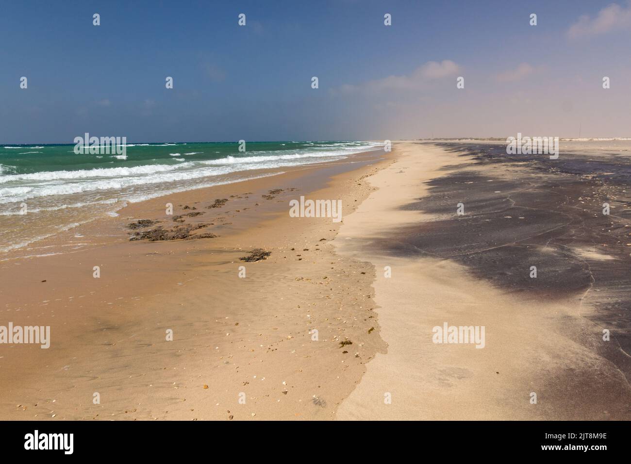 Sand beach in Berbera, Somaliland Stock Photo - Alamy
