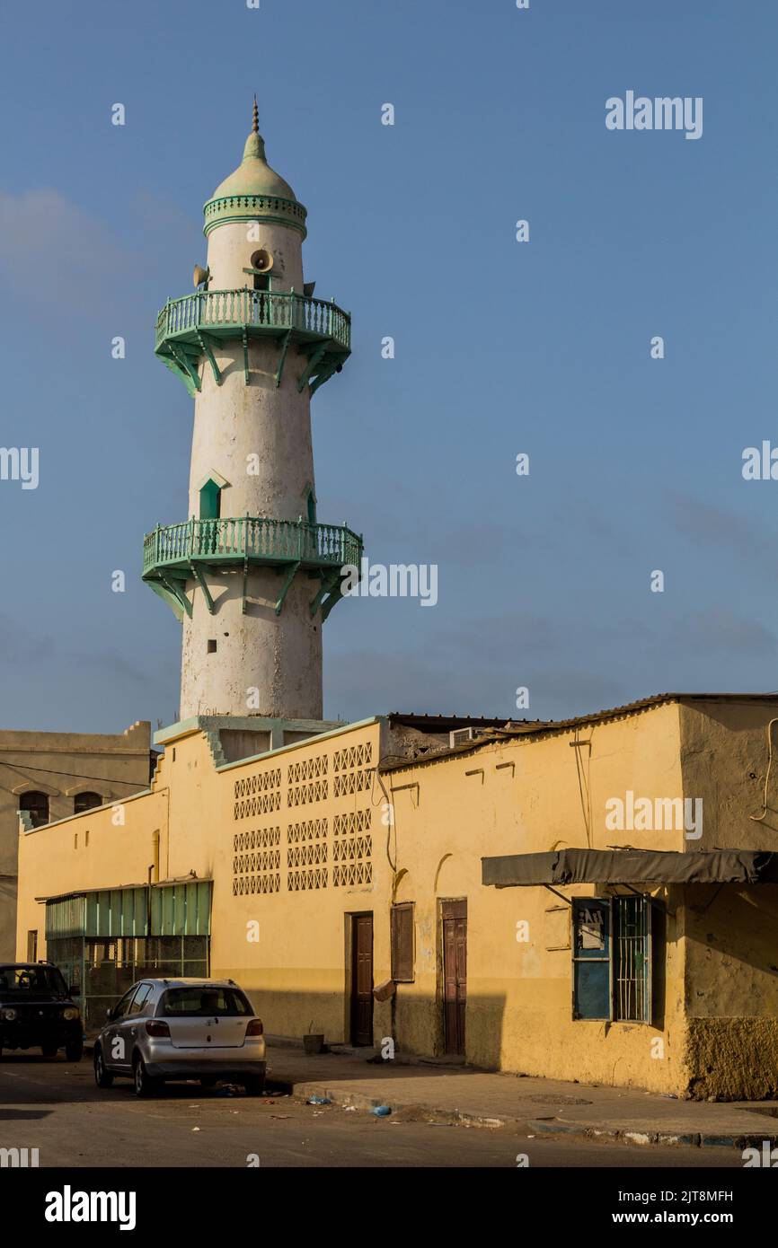 Al Sada Mosque in Djibouti, capital of Djibouti Stock Photo - Alamy