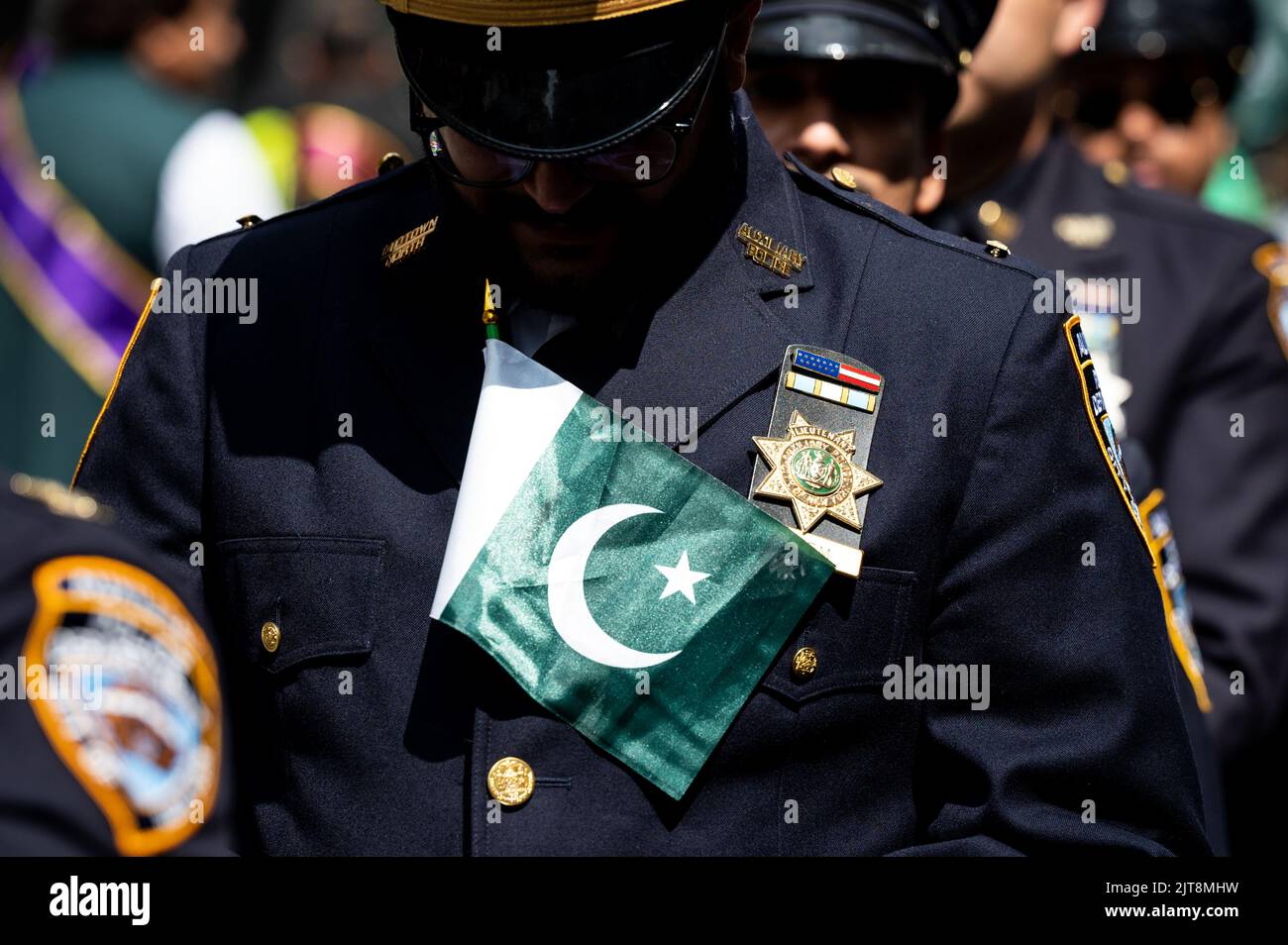 New York, United States. 28th Aug, 2022. New York City Auxilary Police ...
