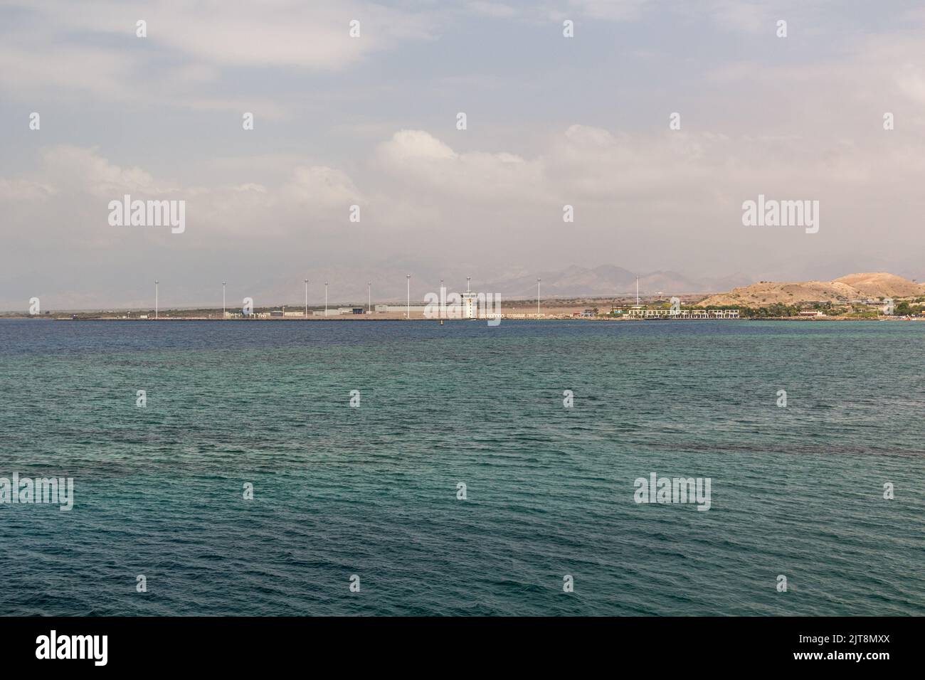View of Tadjoura Terminal, new port of Tadjoura, Djibouti Stock Photo ...
