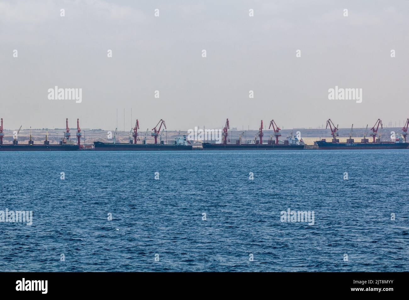 Ships in the port of Djibouti, capital of Djibouti Stock Photo - Alamy