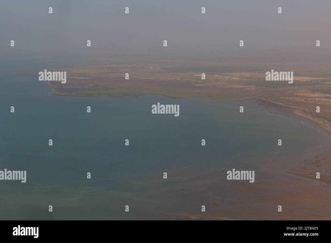 Aerial view of a coast near Douda, Djibouti Stock Photo - Alamy