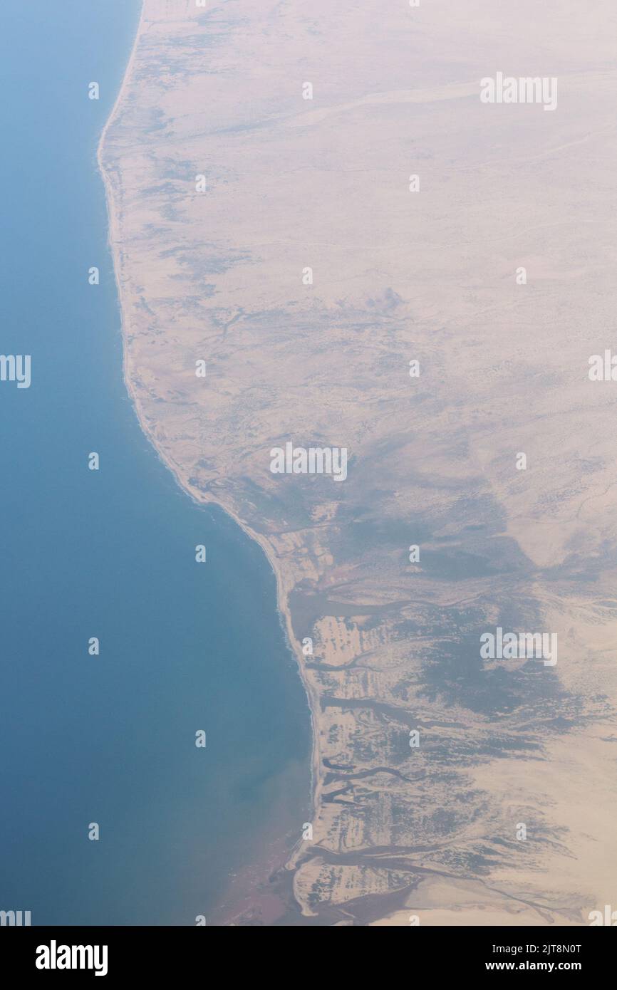 Aerial view of western Somaliland sea coast Stock Photo - Alamy