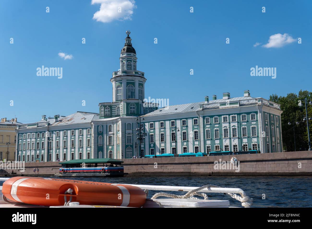 RUSSIA, PETERSBURG - AUG 20, 2022: sail art river circle st petersburg ...