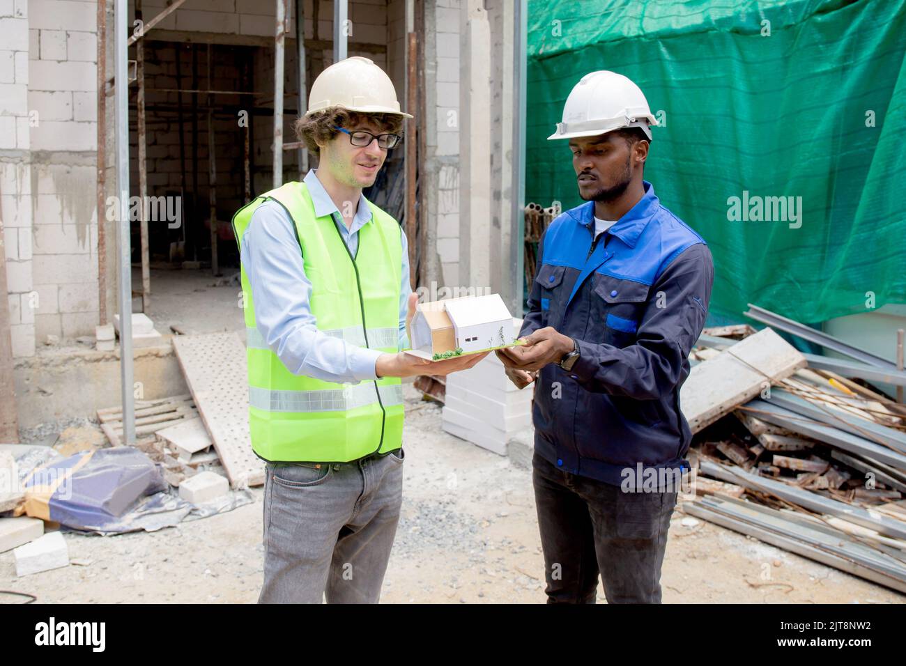 Man explaining industrial model hi-res stock photography and images - Alamy