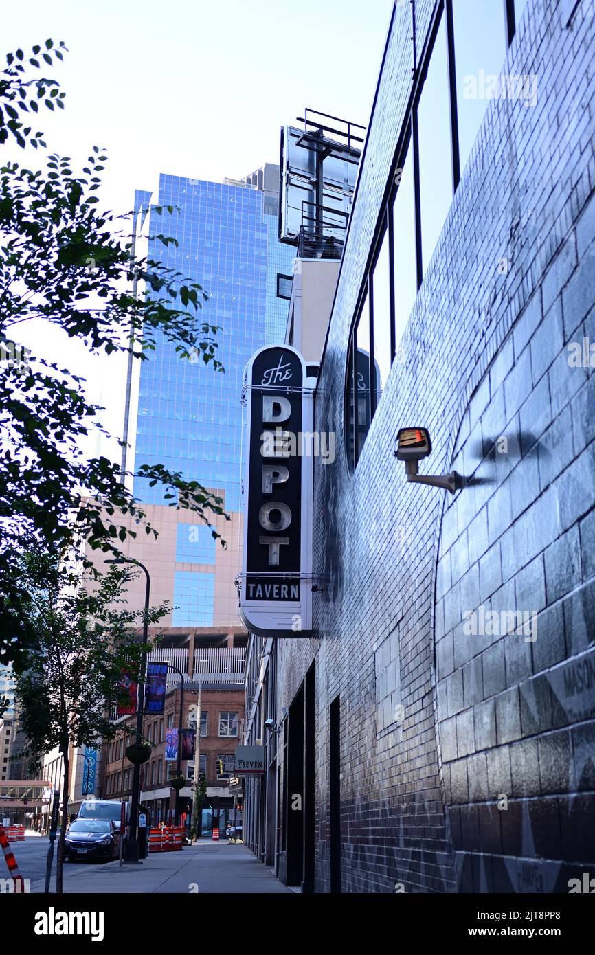 The Depot, a restaurant located in downtown Minneapolis next to First ...