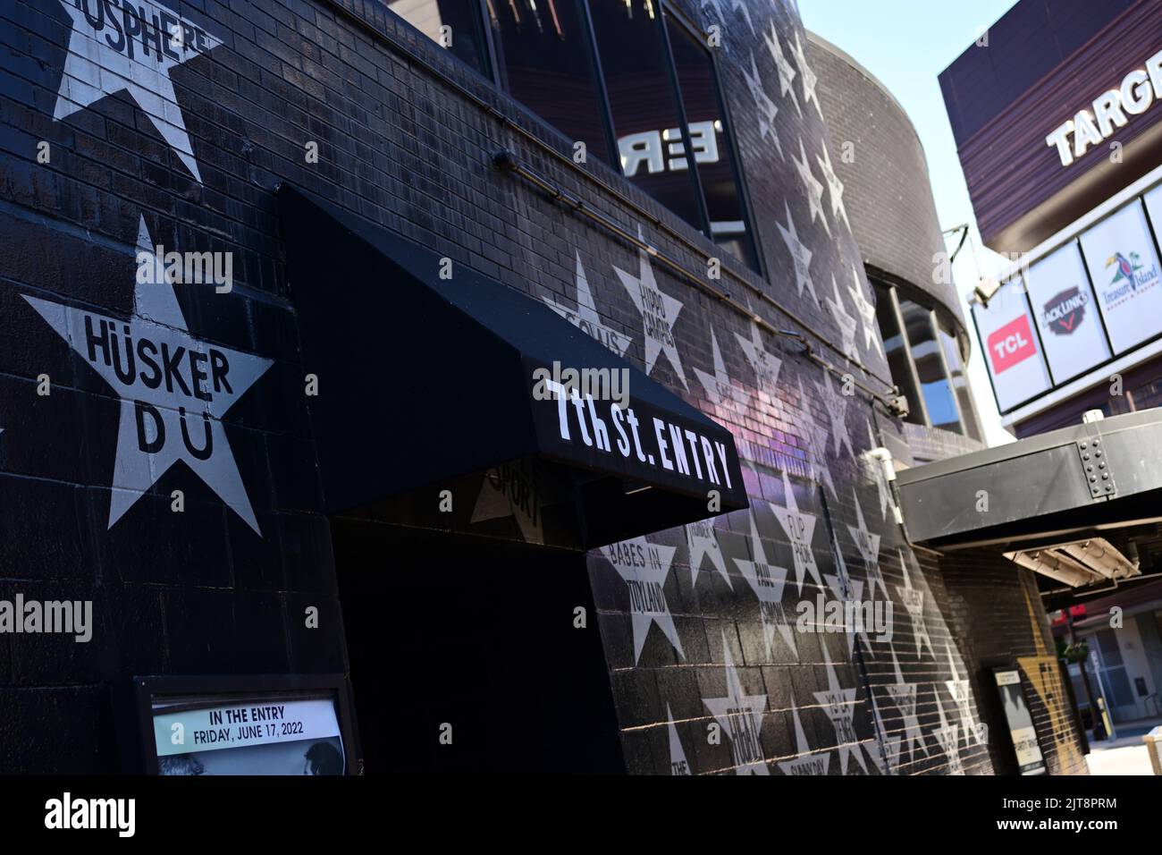 The 7th St. Entry to the famous Minneapolis venue First Avenue, which ...