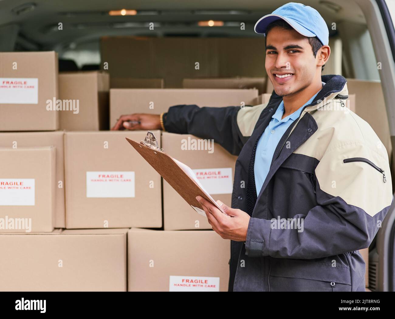 Its about providing a fast and first-rate service. Portrait of a ...