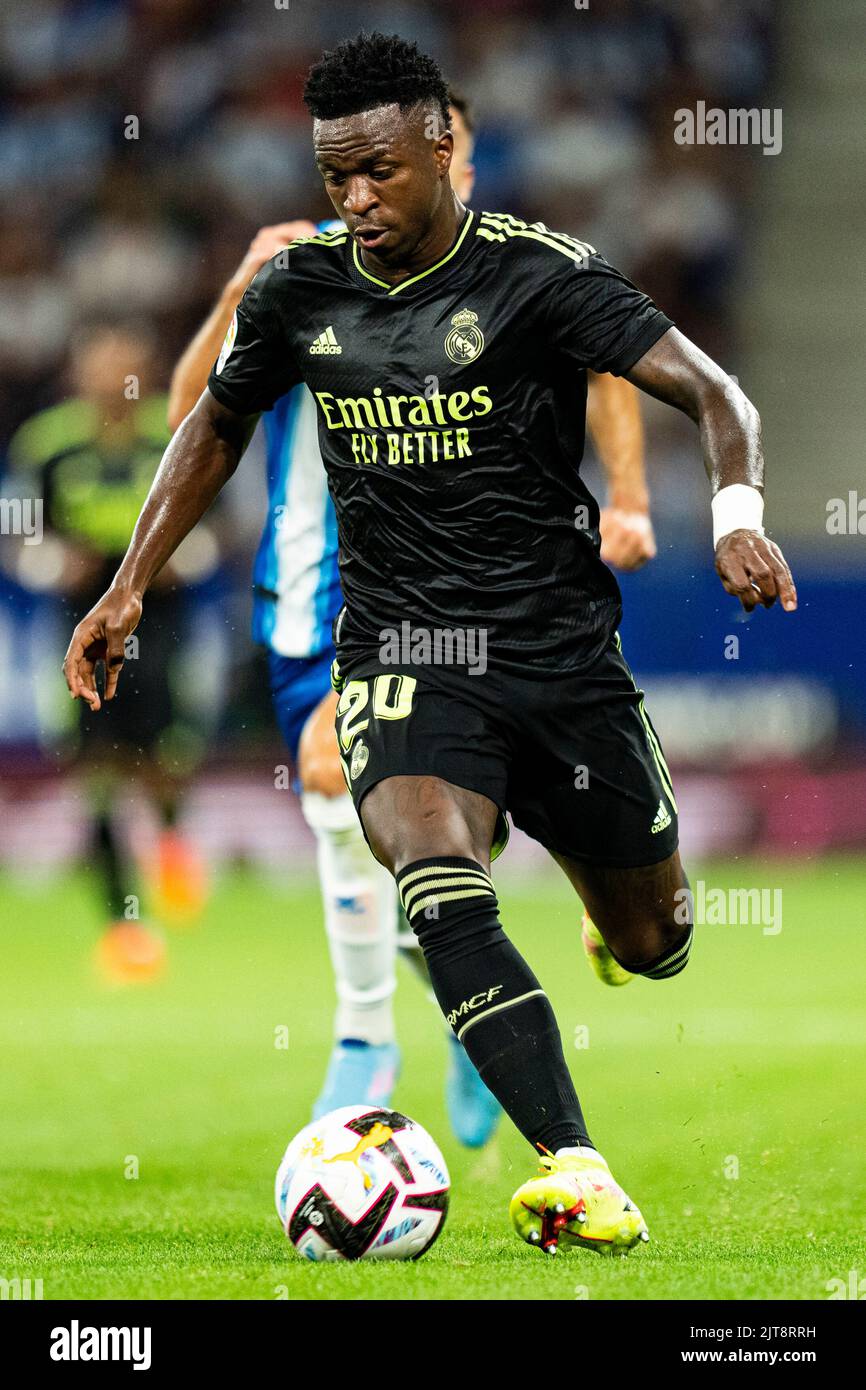 Barcelona, Spain. 28th Aug, 2022. Vinicius Jr (Real Madrid CF) in ...