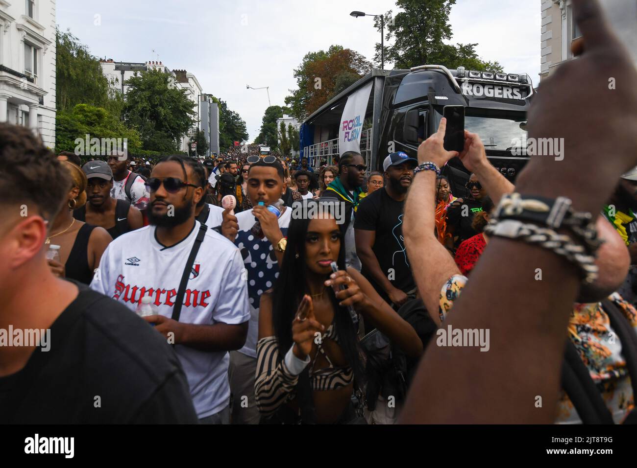 London, UK, 28th August 2022, Europe's biggest street party is back ...