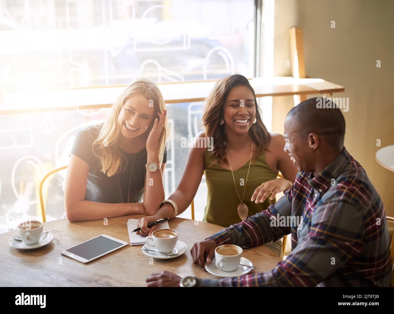 African american friends drinking hi-res stock photography and images ...
