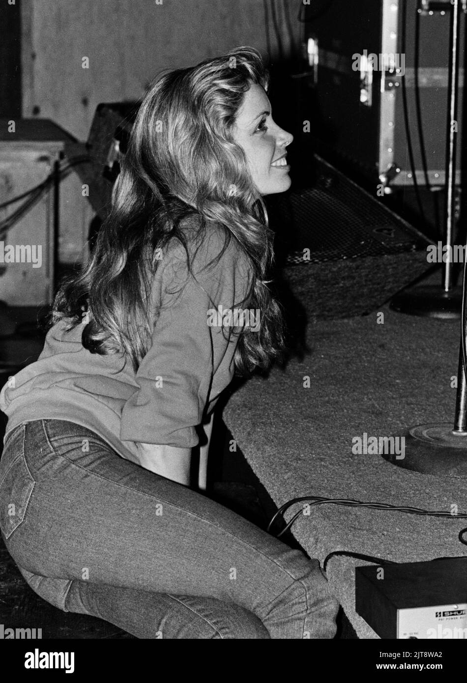 Tane Cain backstage at Solid Gold, 1982 Credit: Ron Wolfson ...