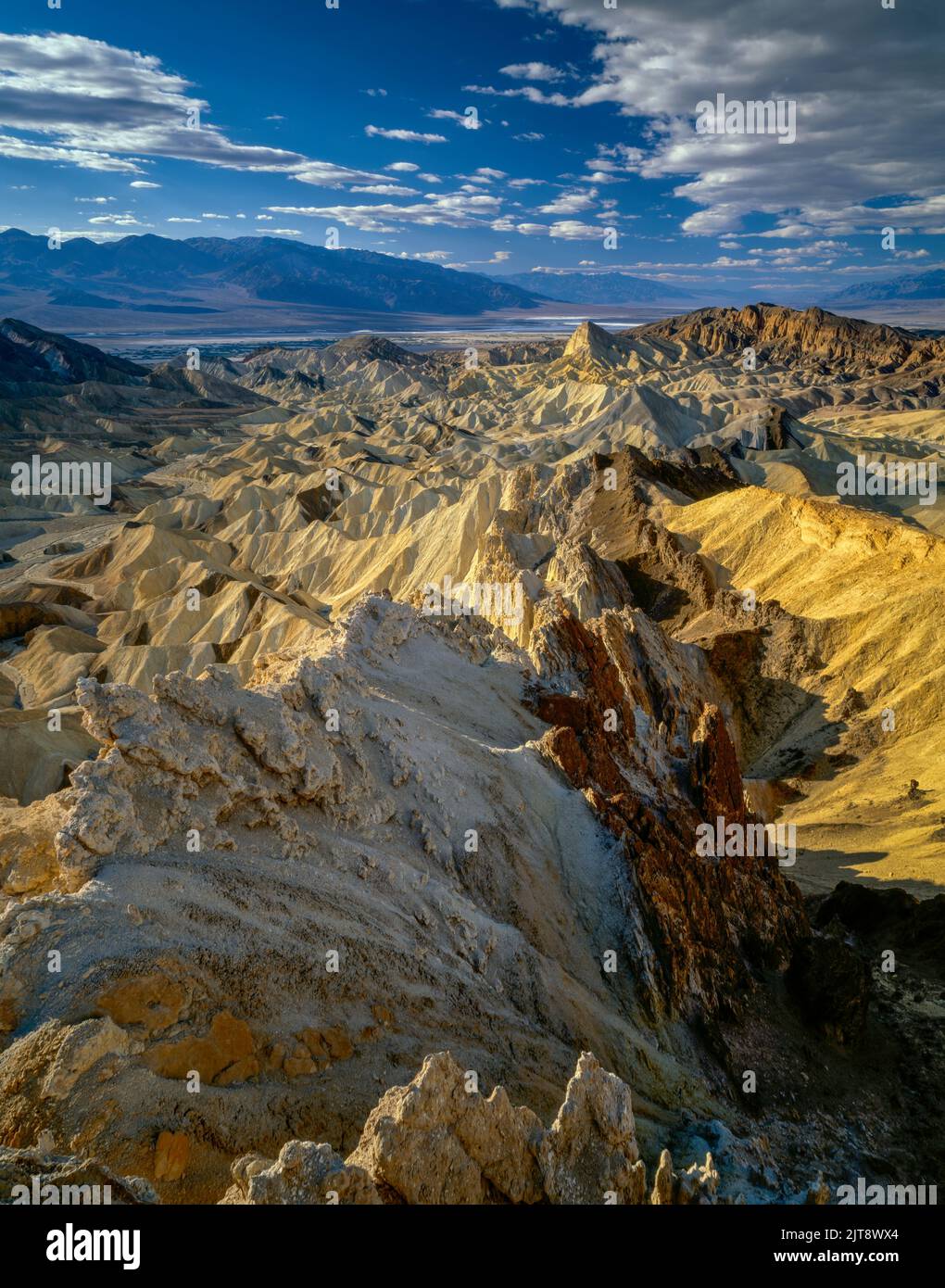 Manly Peak, Golden Canyon, Death Valley National Park, California Stock ...