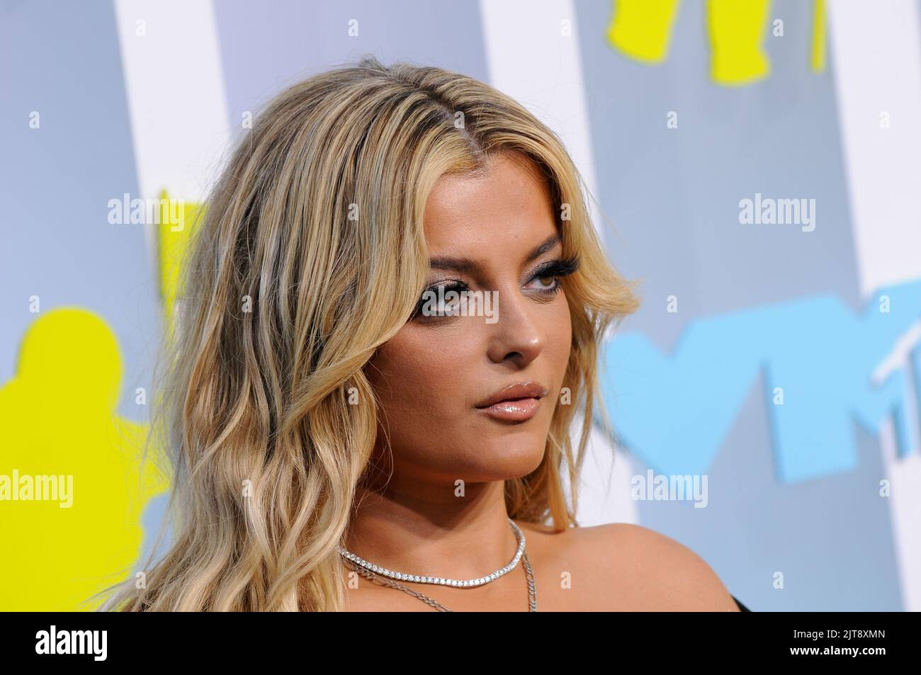Bebe rexha awards 2022 mtv august hi-res stock photography and images ...