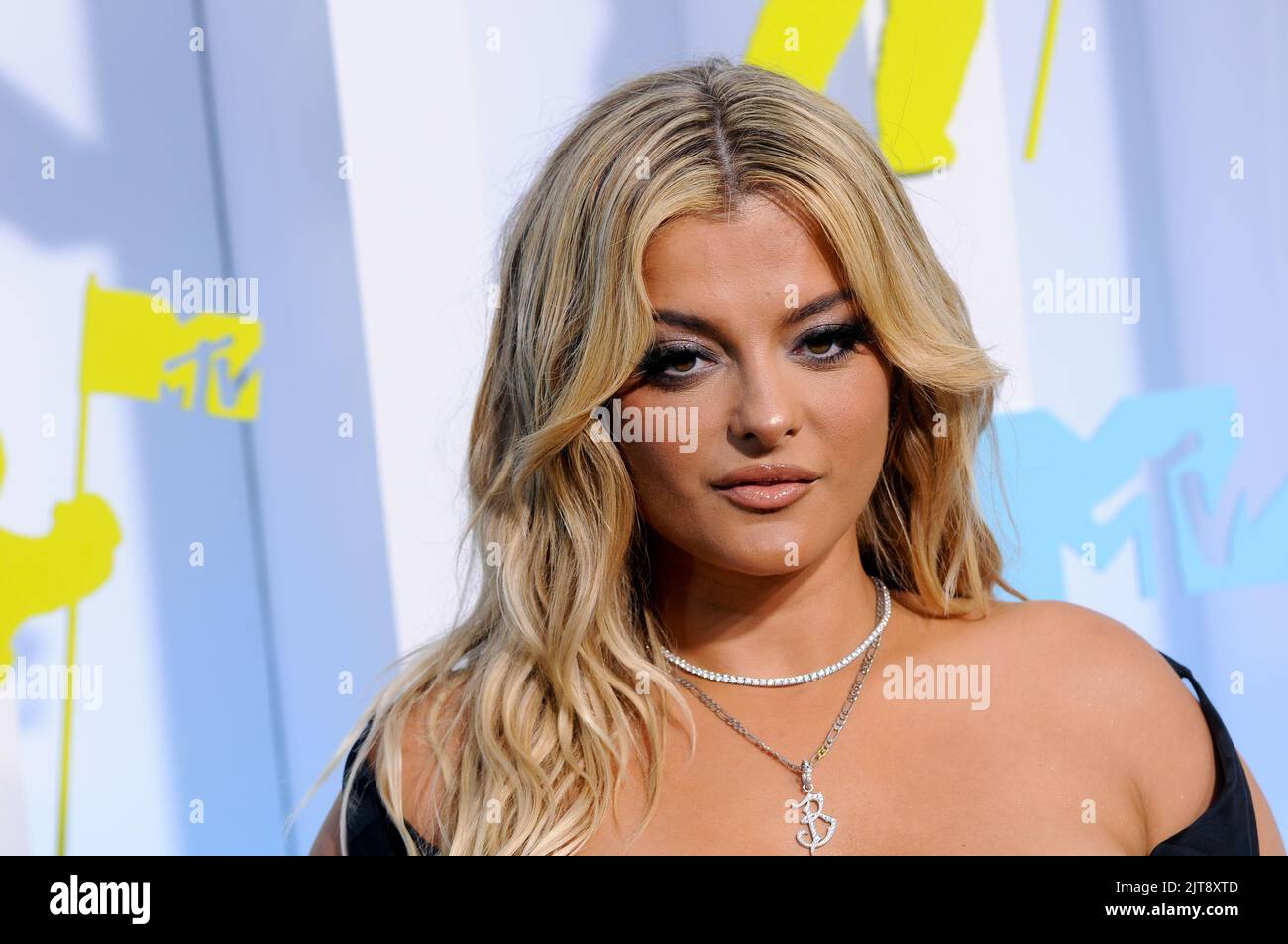 Bebe rexha awards 2022 mtv august hi-res stock photography and images ...