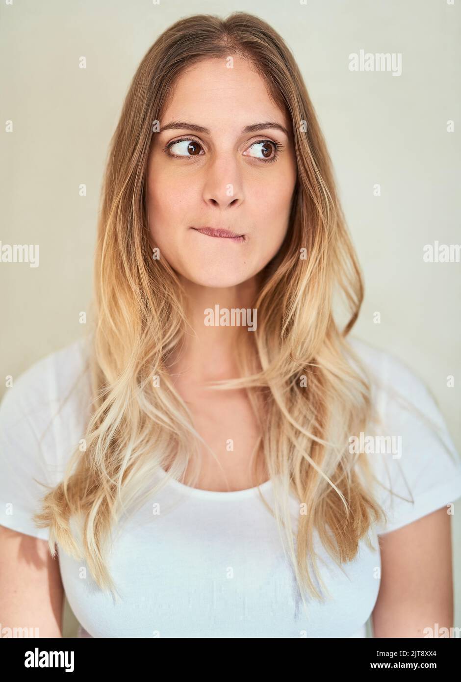 I wonder what that could be...an attractive young woman biting her lip ...