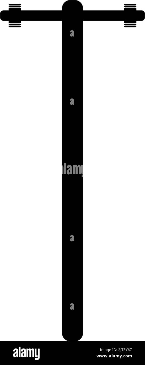 electric pole logo design vector illustration Stock Vector Image & Art ...