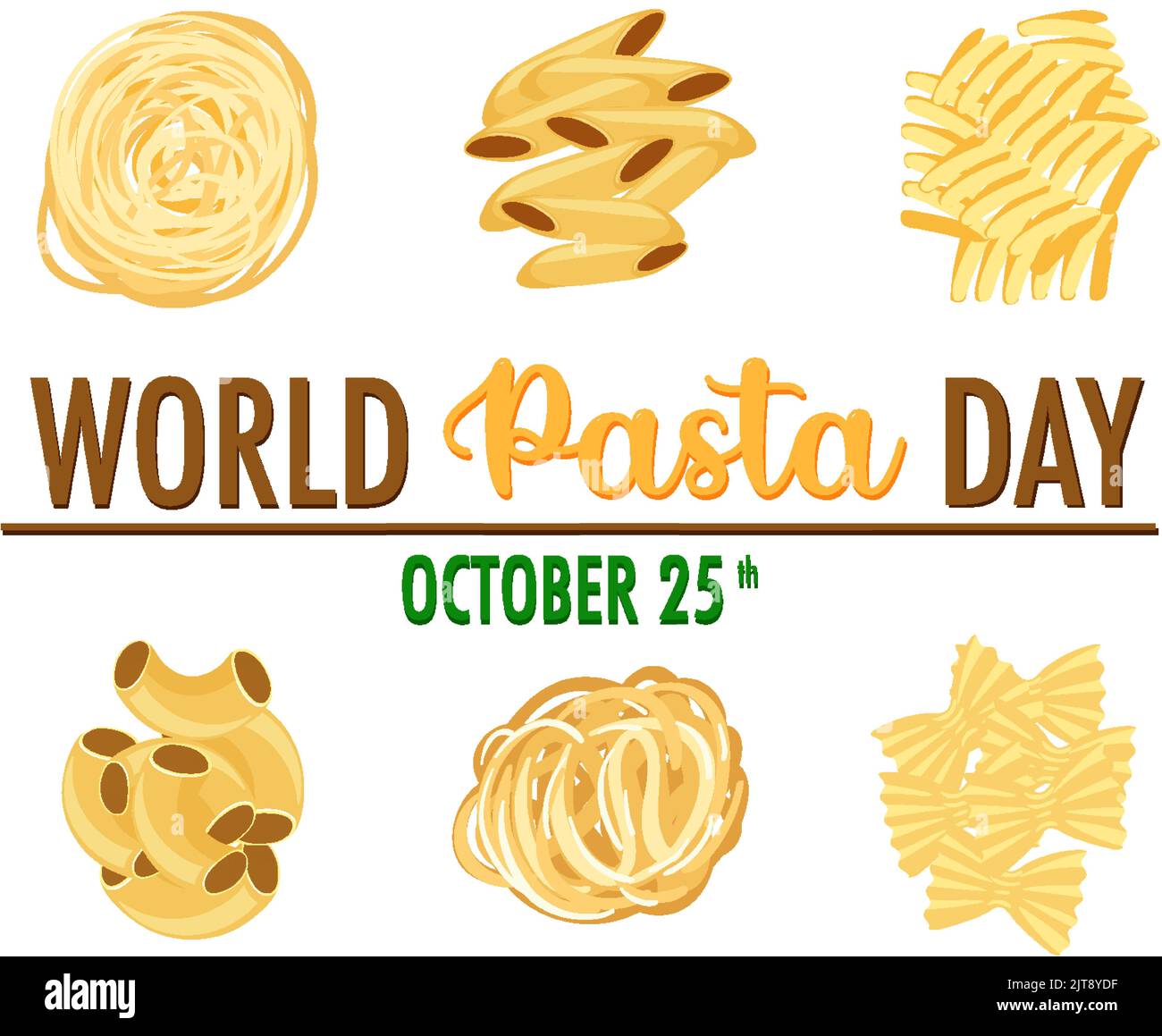 World Pasta Day Banner Design illustration Stock Vector Image & Art - Alamy