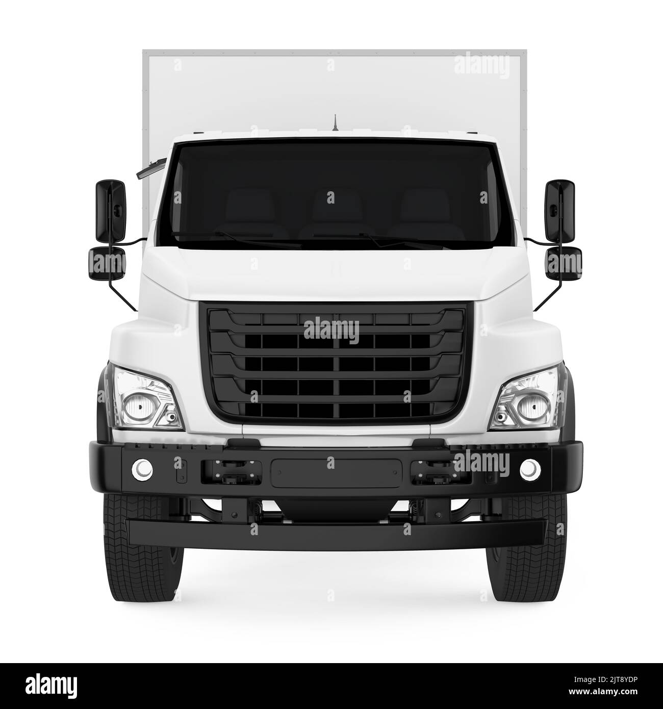 Delivery Truck Isolated Stock Photo - Alamy