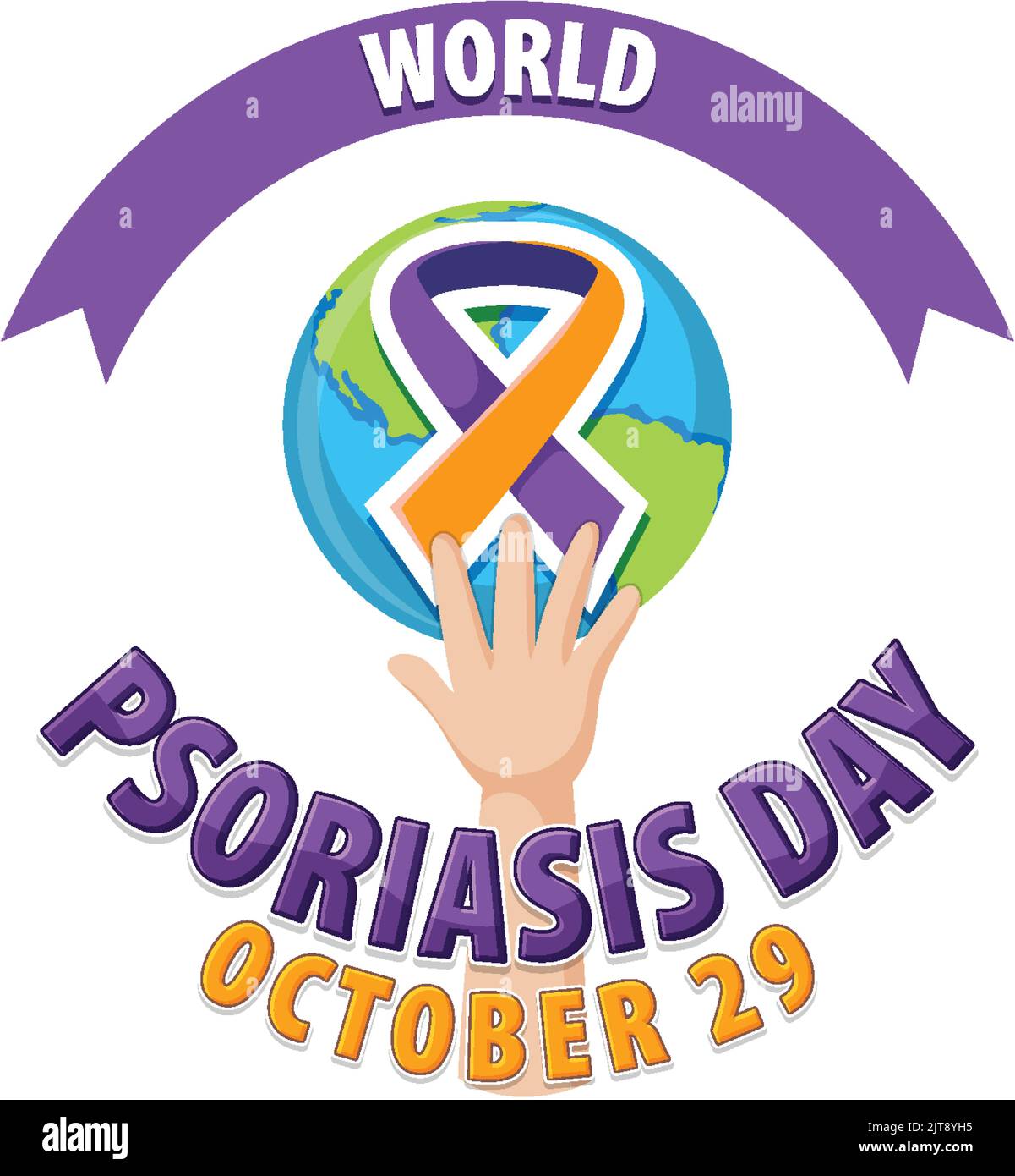 World Psoriasis Day Poster illustration Stock Vector Image & Art - Alamy