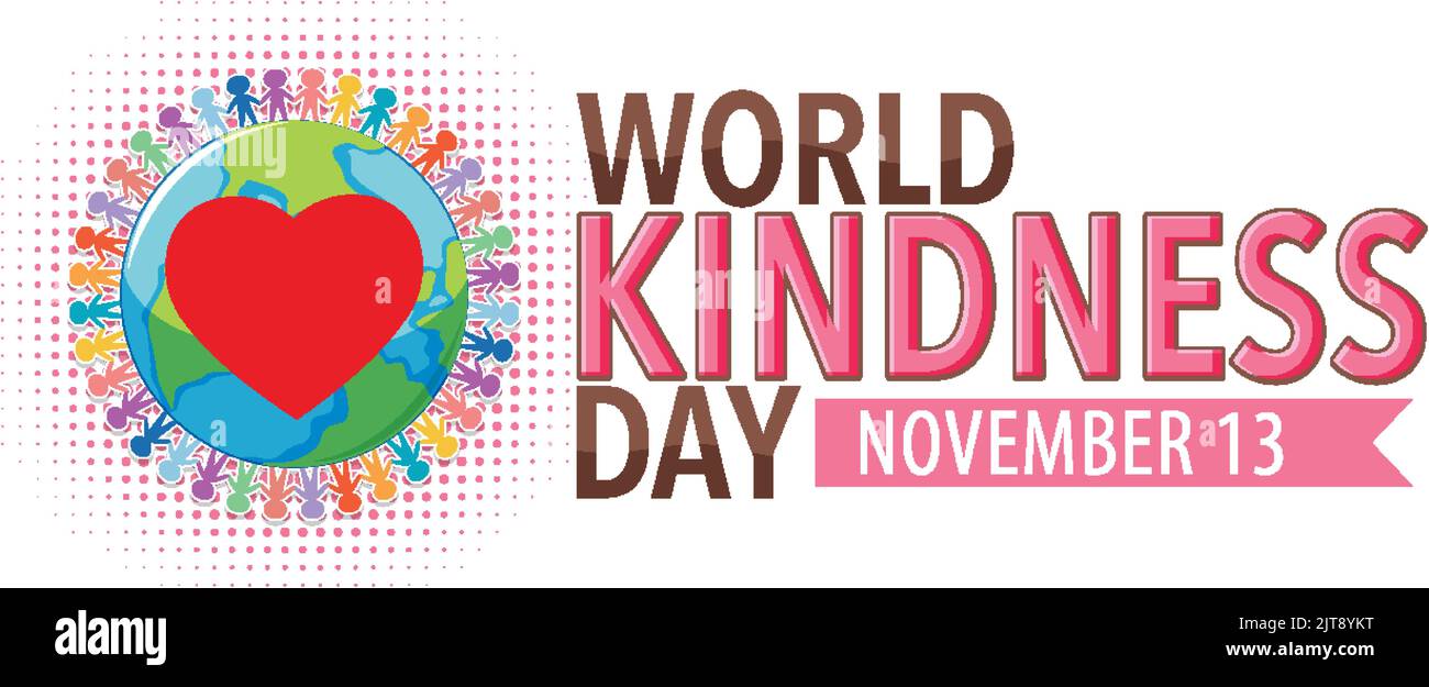 World Kindness Day Logo Concept illustration Stock Vector Image & Art ...