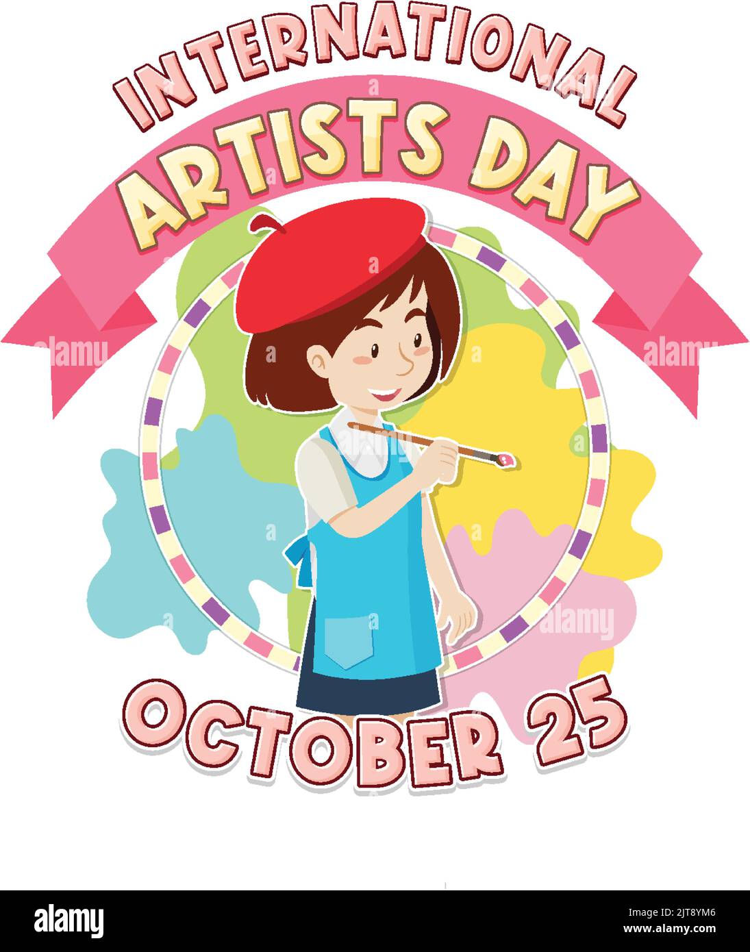 International Artists Day Banner Design illustration Stock Vector Image ...