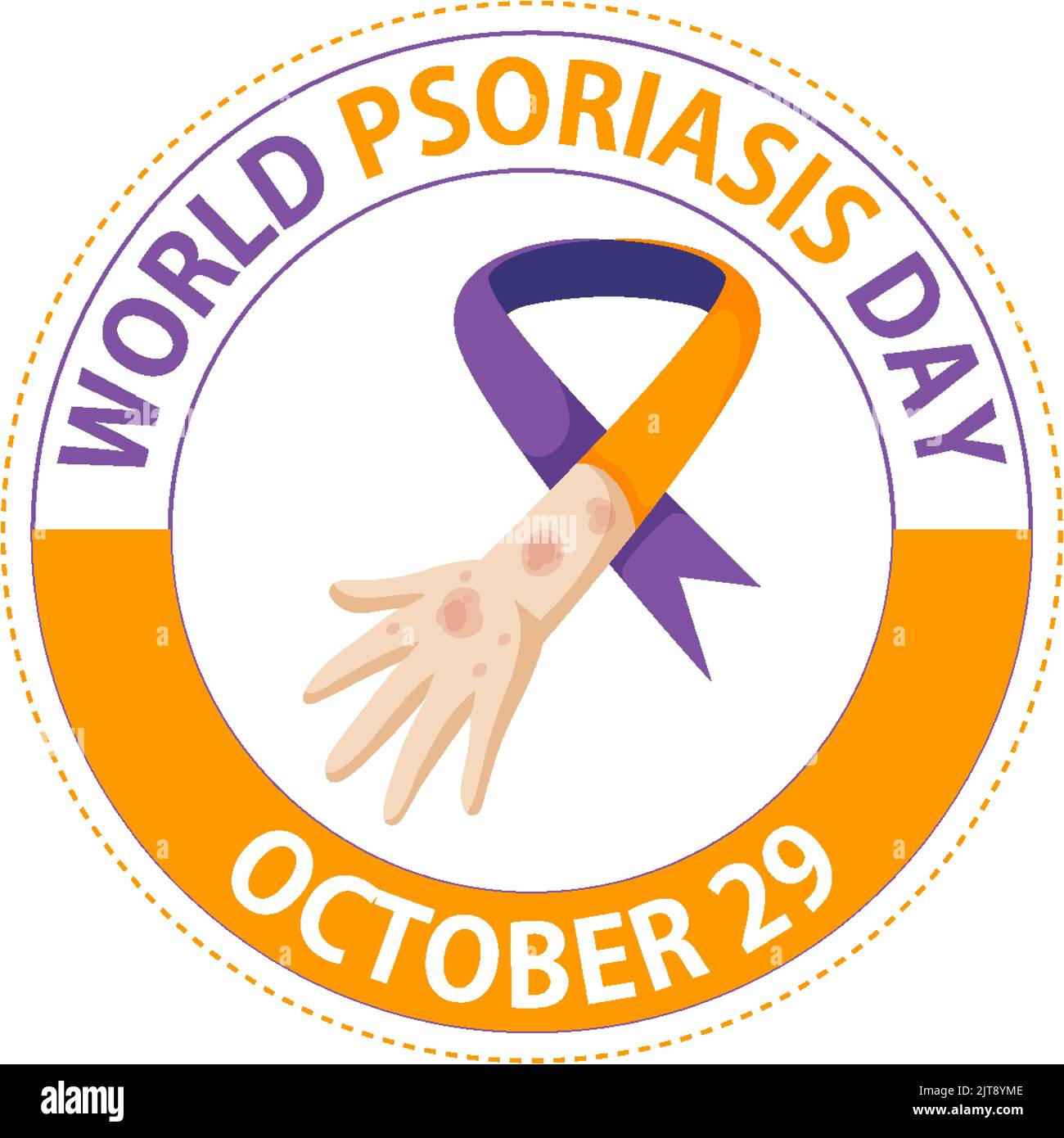 World Psoriasis Day Banner Design illustration Stock Vector Image & Art ...