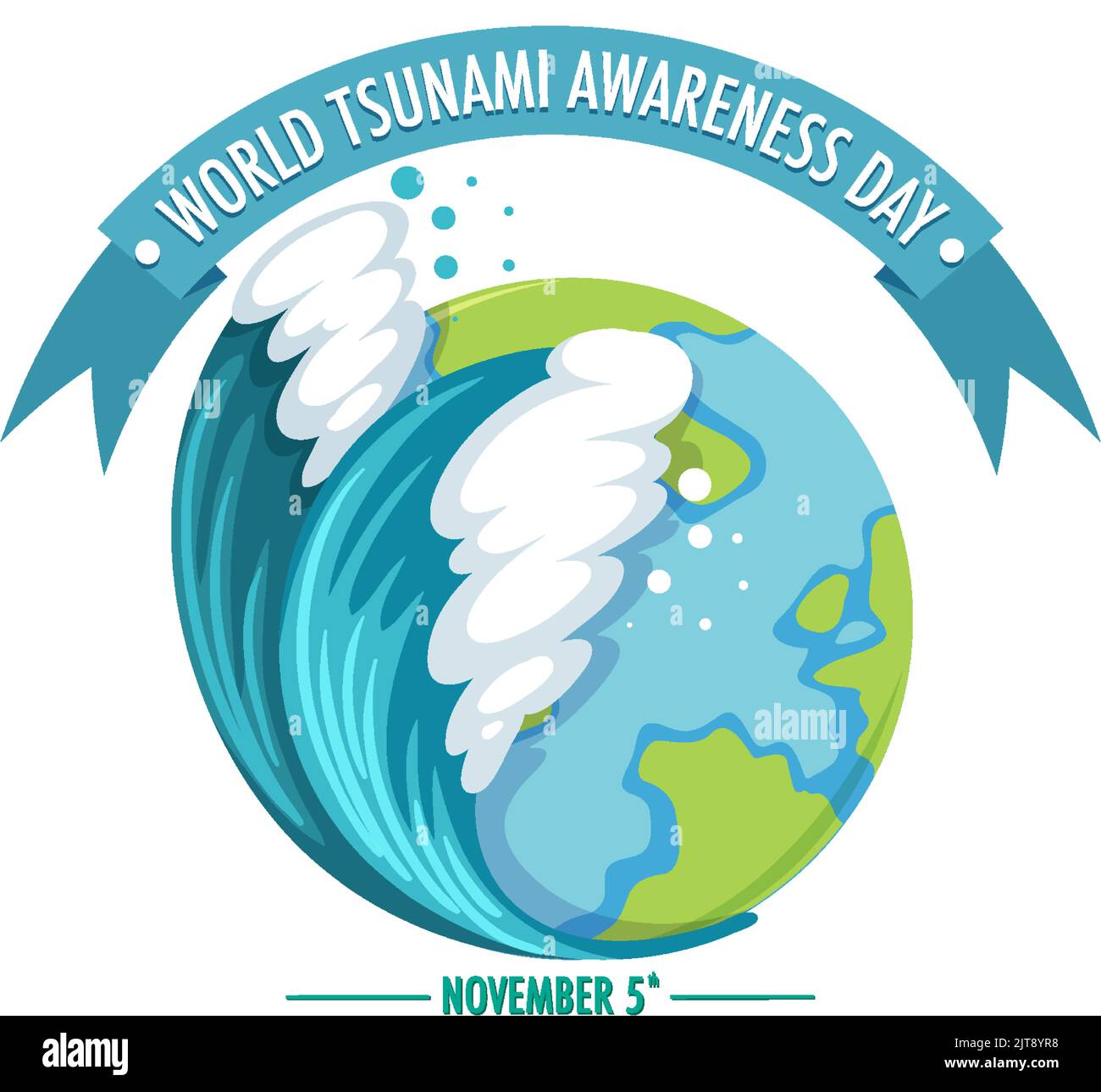 World tsunami awareness day banner Stock Vector Images - Alamy