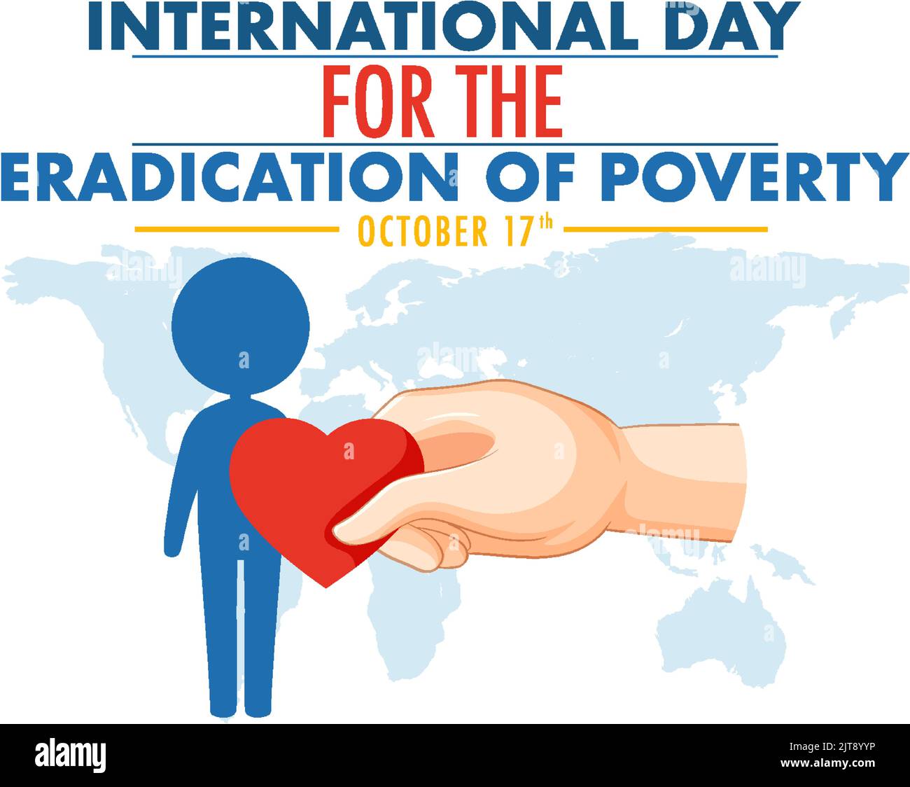 International Day For The Eradication Of Poverty illustration Stock ...
