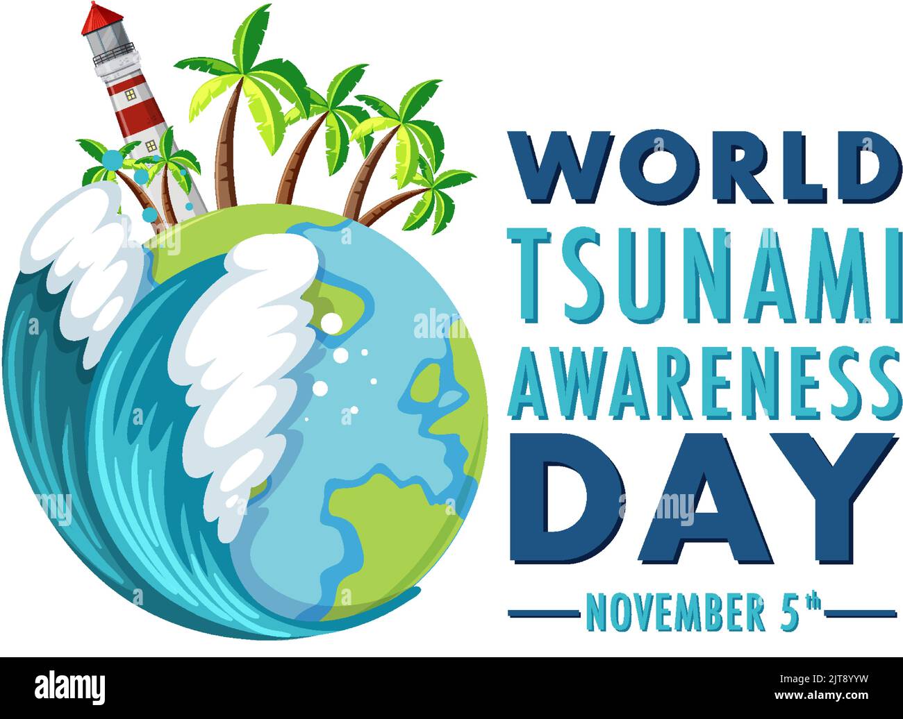 World Tsunami Awareness Day Banner Design illustration Stock Vector ... World Tsunami Awareness Day Banner Design illustration Stock Vector ...