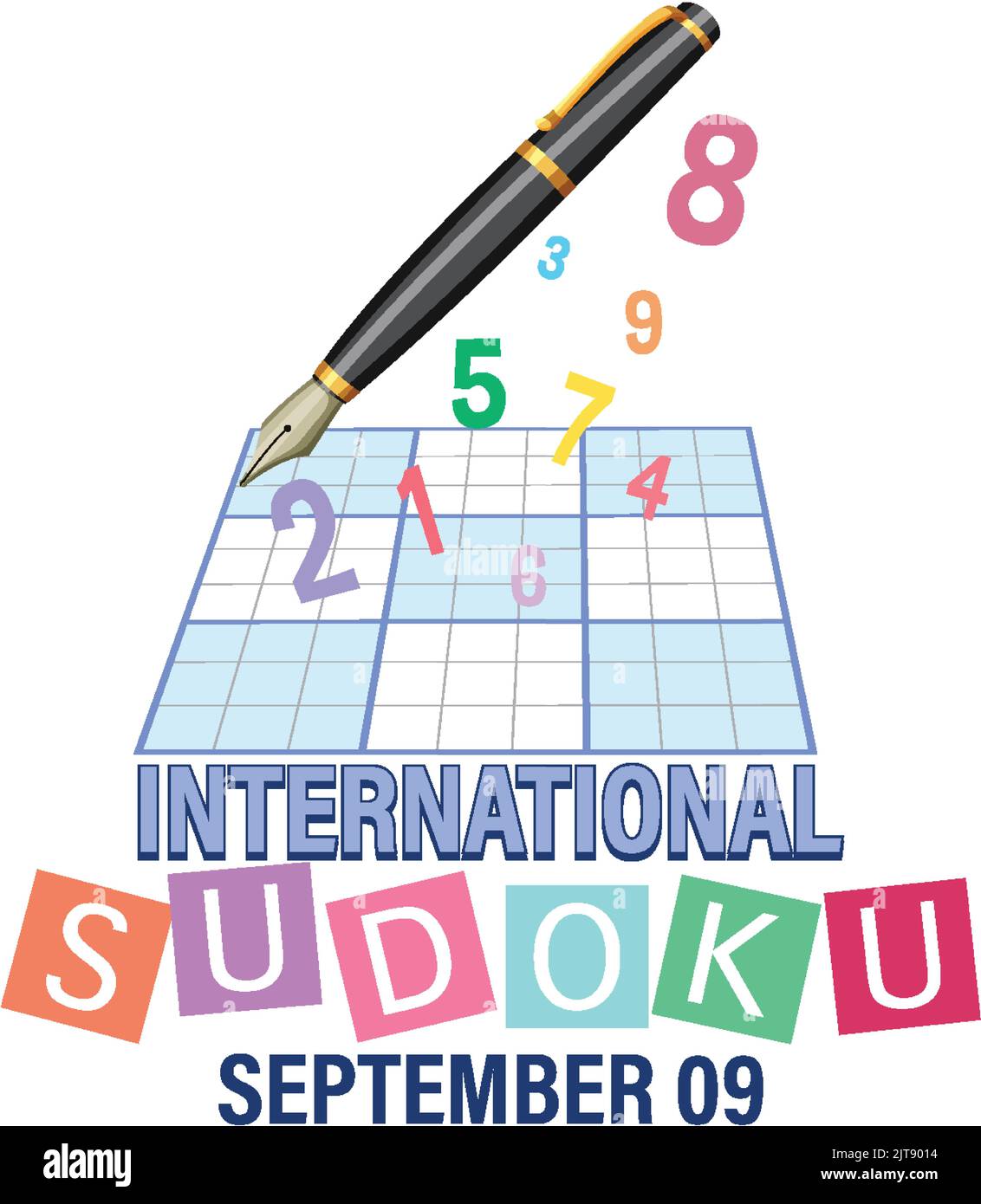 International Sudoku Day Banner Design illustration Stock Vector Image ...