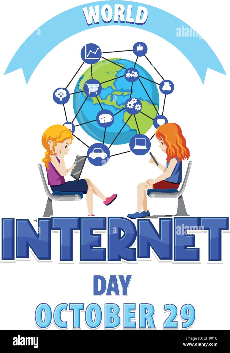 World Internet Day Banner Design illustration Stock Vector Image & Art ...