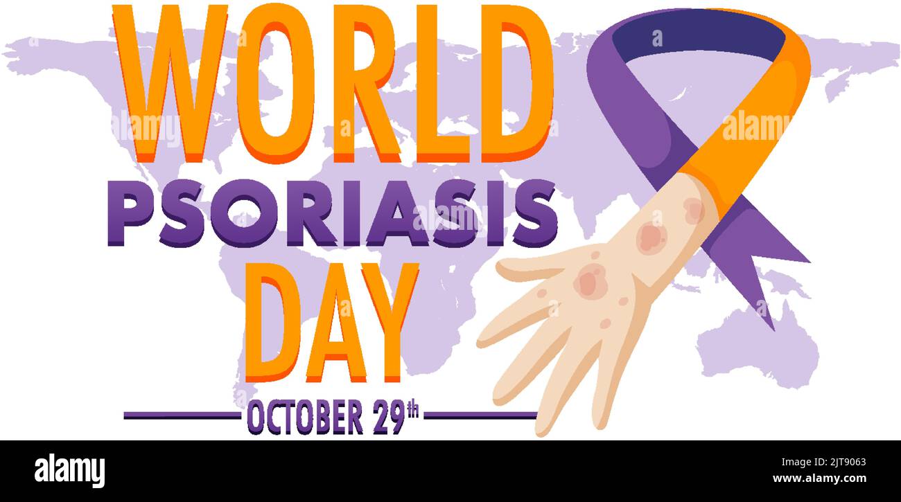 World Psoriasis Day Banner Design illustration Stock Vector Image & Art ...