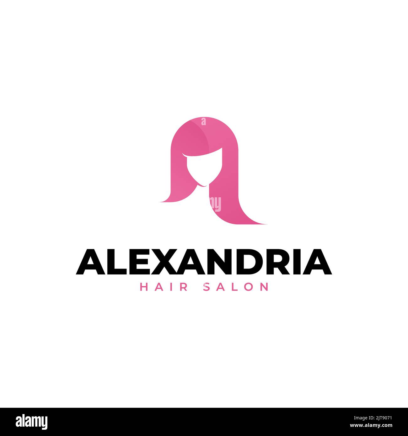 Beautiful Womans Face Logo Design Template Stock Vector Image And Art Alamy