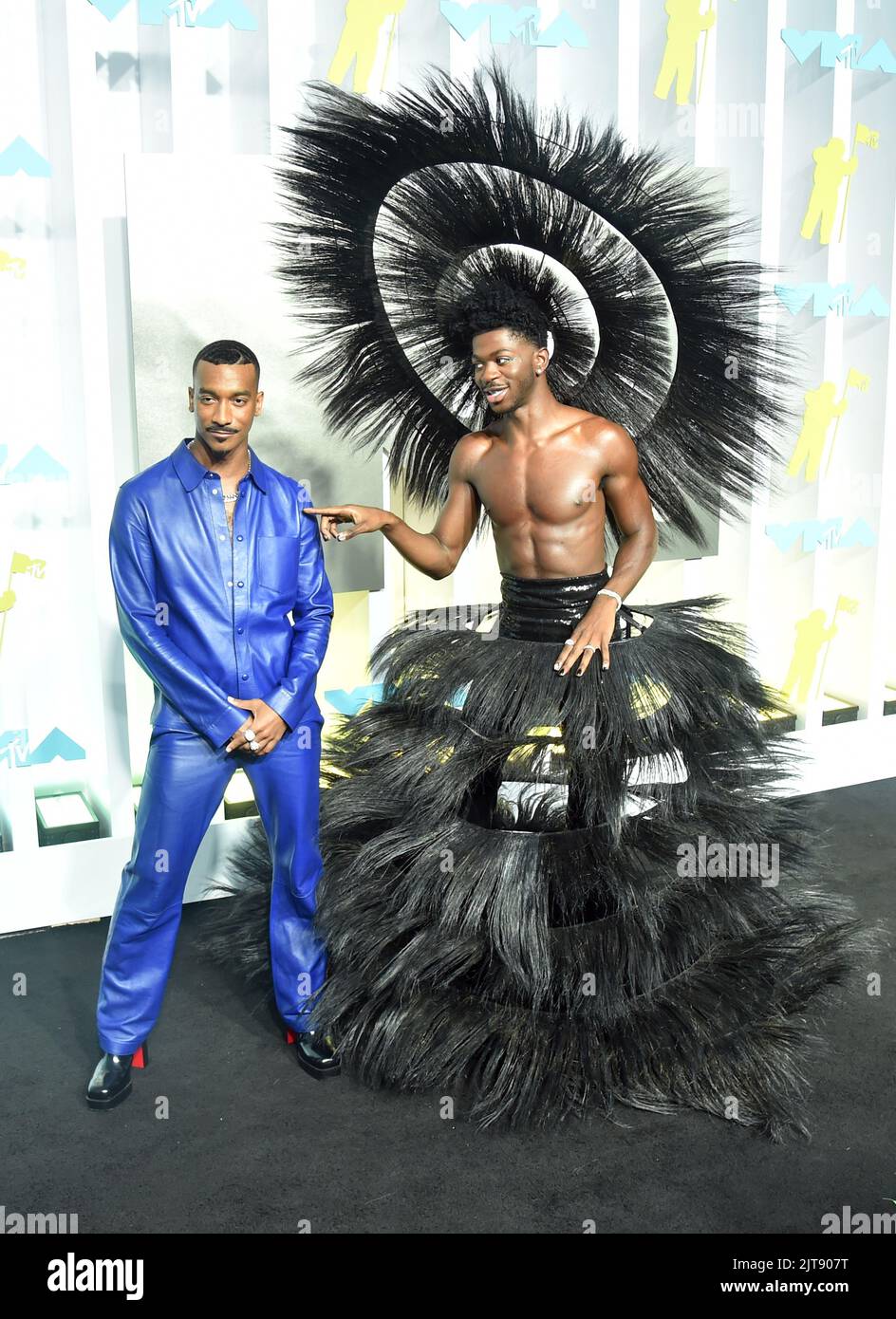 Newark, New Jersey, USA. 28th Aug, 2022. Lil Nas X at the 2022 MTV VMAs ...