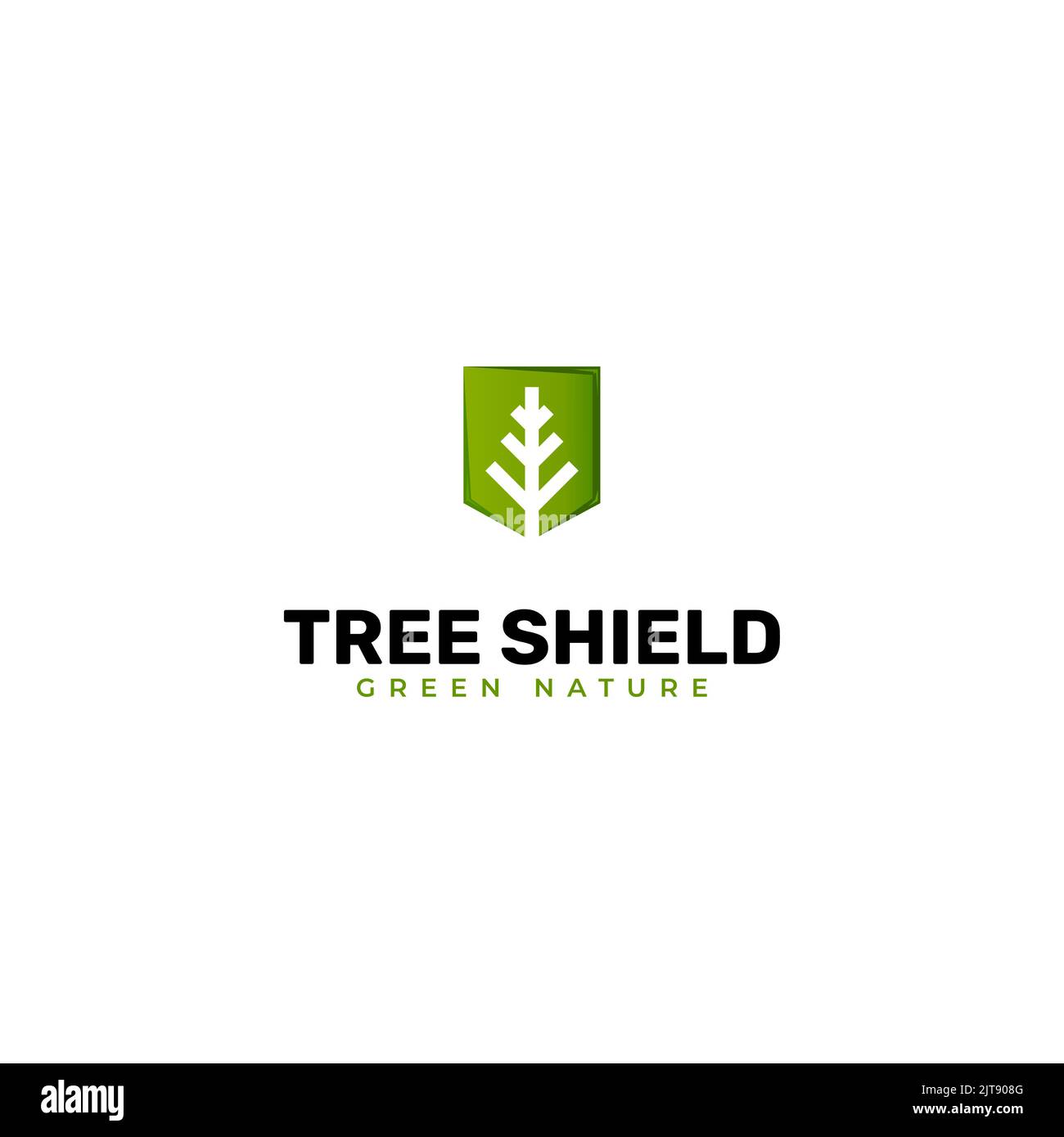 Green And Orange Shield Logo